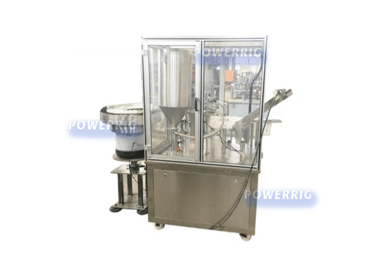Pressure Type Large Tube Filling Machine(Speed 20-45 tubes per minute ...