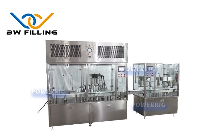 4 Heads Vial Filling Machine (Speed 30-80BPM) - Powerrig Machinery